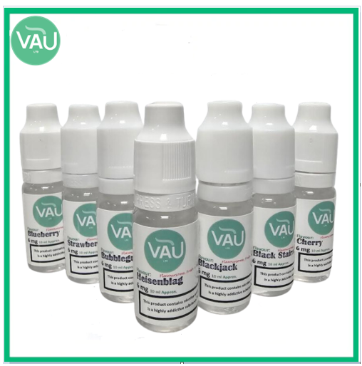 10ml E-Liquid, 6mg,12mg or 18mg – Vapours Are Us ltd